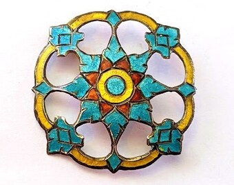 Sterling Enamel Pin | Etsy