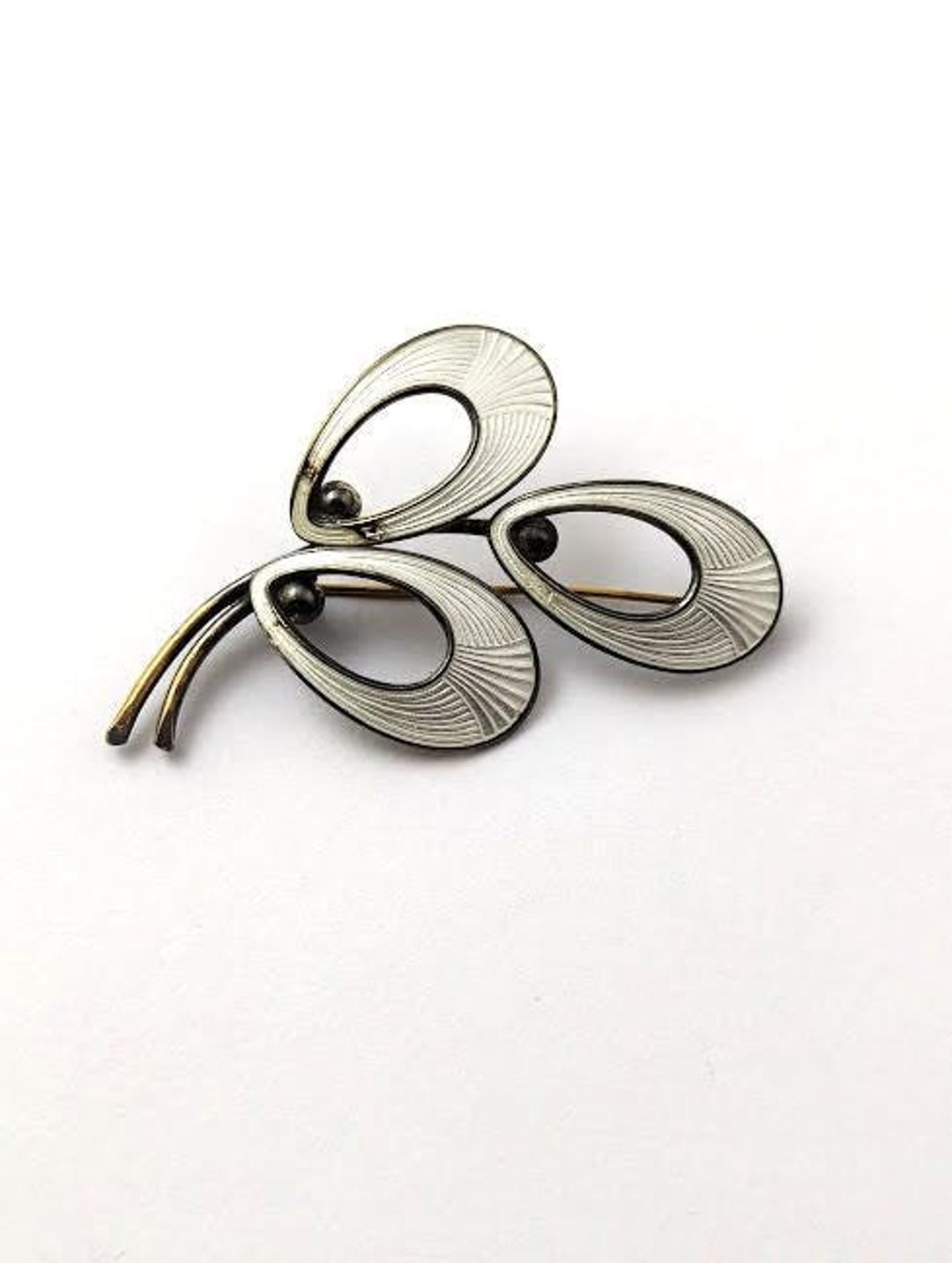 Vintage MCM Danish Pin With Enamel, 1960's, Vintage Jewelry - Etsy