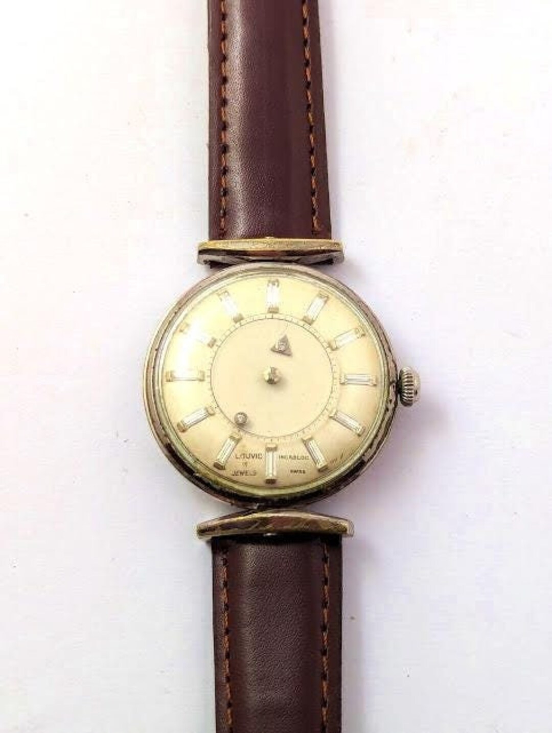 Vintage Louvic Reverso Mystery Dial Men's Wrist Watch, 1960's, Vintage ...