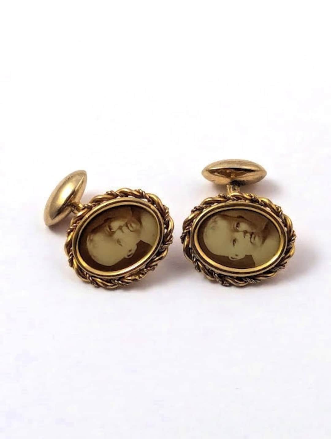 Victorian Mourning Cufflinks, 1900's - Etsy