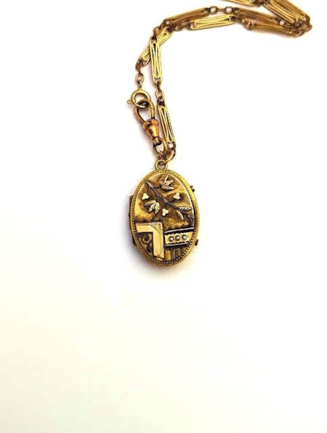 Victorian Locket, 1800's, Vintage Jewelry, Antique Jewelry - Etsy