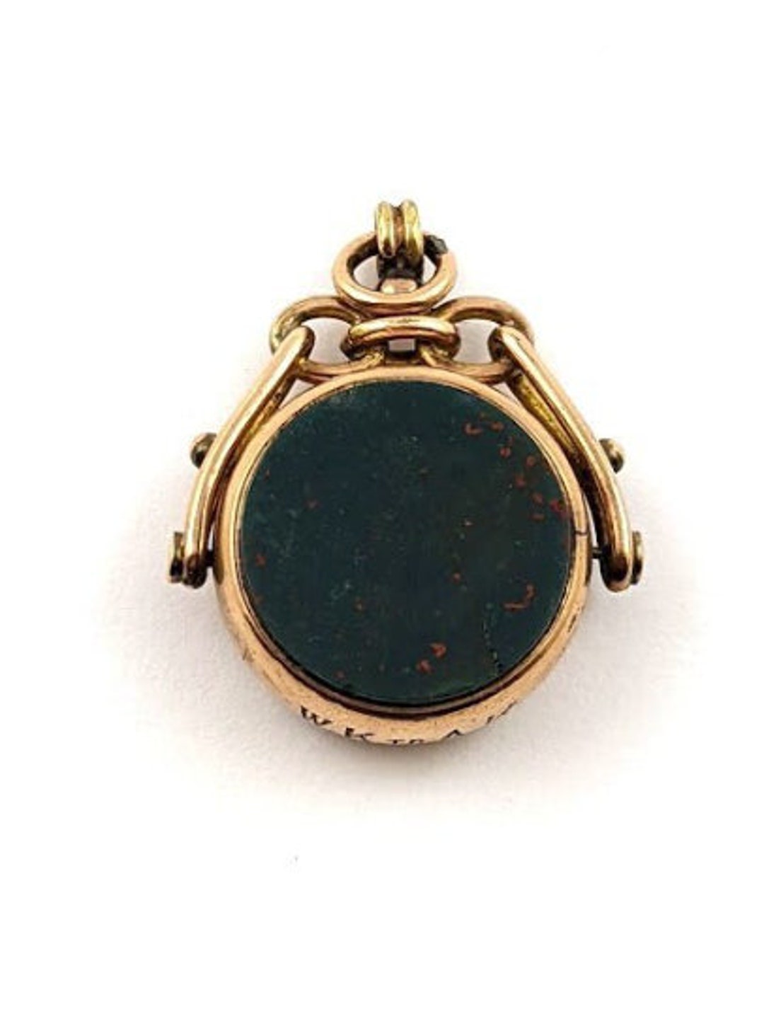 Victorian Watch Fob in 9k Gold, 1800's - Etsy