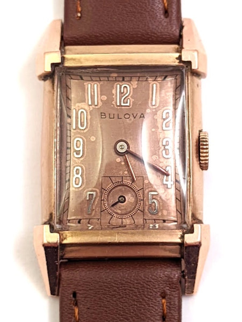 Vintage Mens Bulova Watch From The 1940S at Ellis Shepherd blog