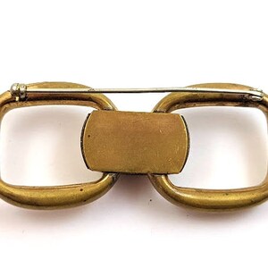 Mid-century Modern Pin in Brass, 1960's Vintage Jewelry - Etsy