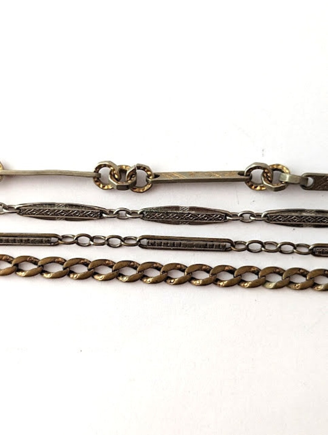 Four Vintage Pocket Watch Chains, 1900's, Vintage Jewelry - Etsy