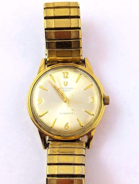 Vintage Universal Geneve Automatic Men's Wrist Watch,… - Gem
