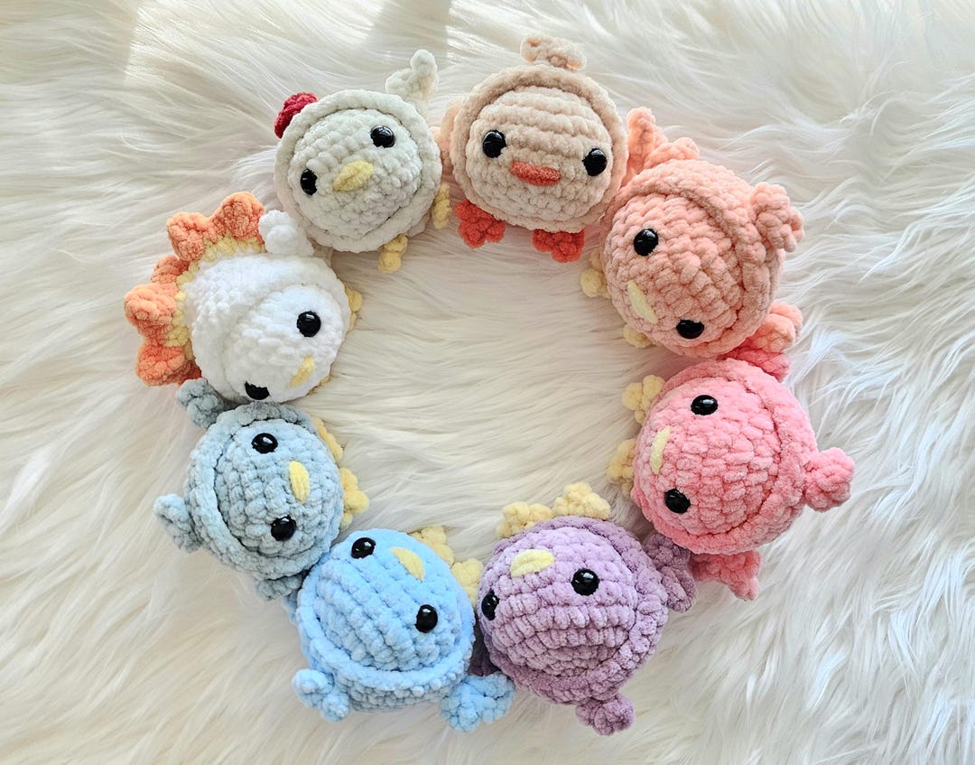 Handmade Crochet Bird Stress Ball: Soft Yarn Fidget Toy Desk Pet - Etsy