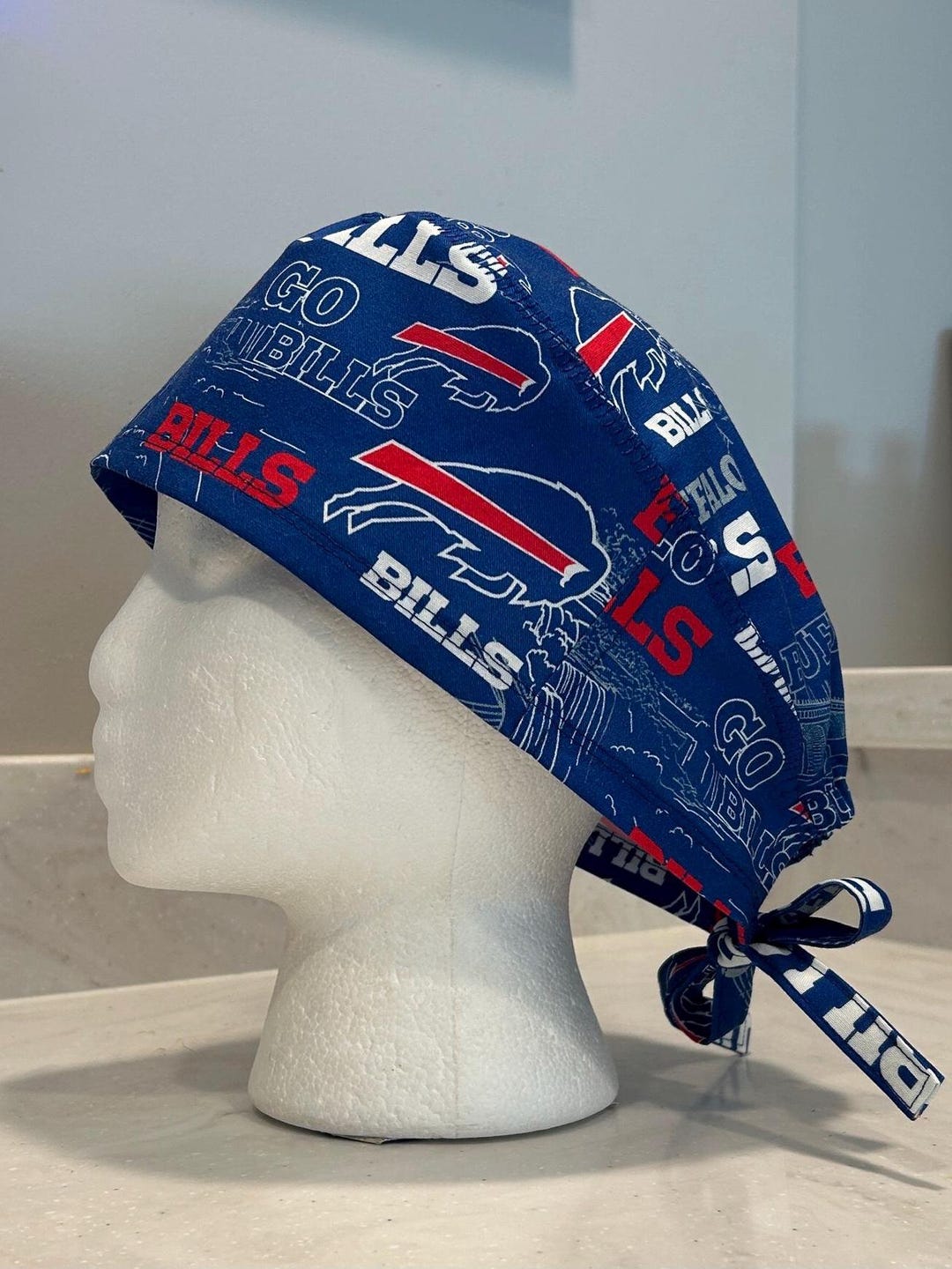Buffalo Bills Scrub Cap Home Town Print, Unisex or Ponytail Style - Etsy