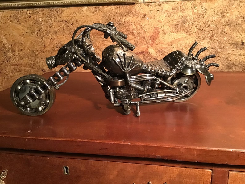 Metal Art Motorcycle Masterpiece - Etsy