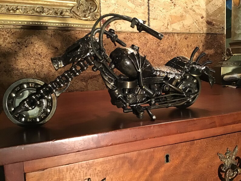 Metal Art Motorcycle Masterpiece - Etsy