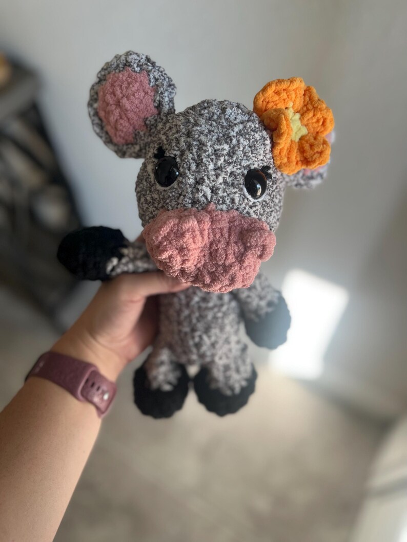 Millie the Moo Cow - Handmade Crochet Animal - Etsy