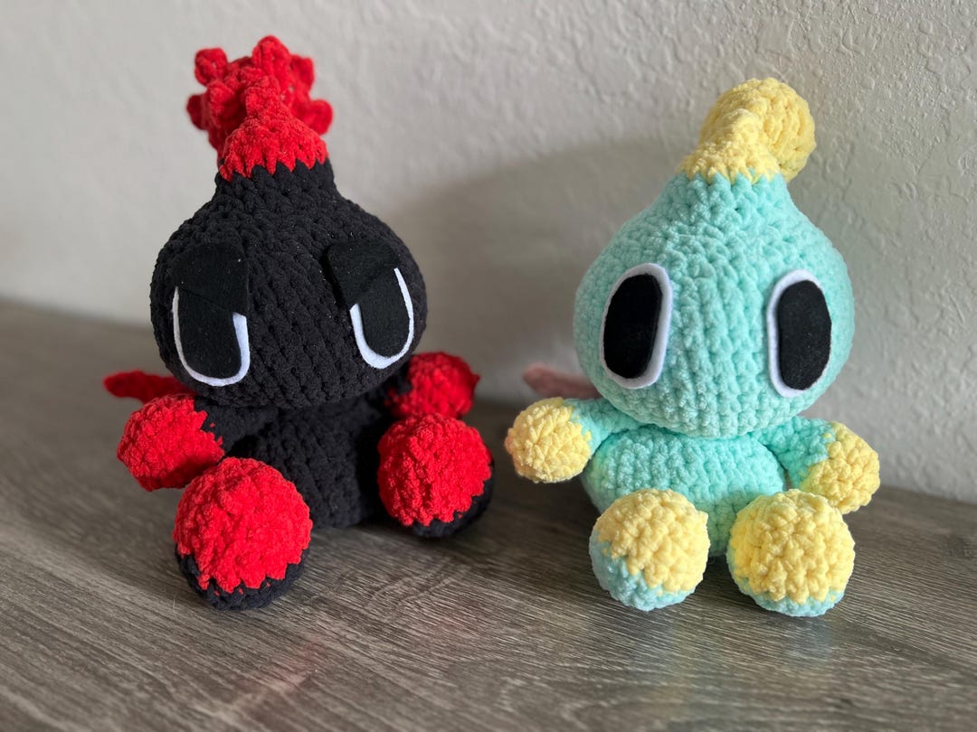 Chao Crochet Character From Sonic Adventures - Etsy