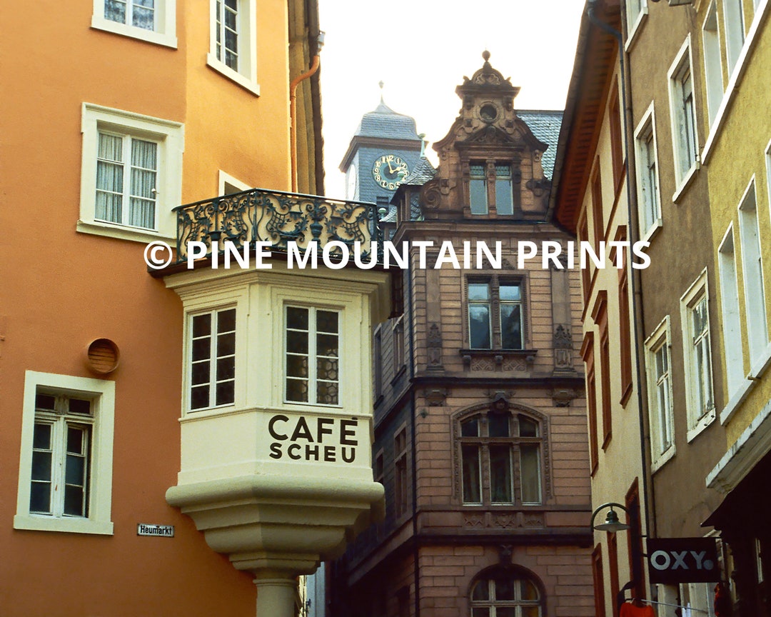 Old City Heidelberg Germany | Printable Digital Download for Affordable ...