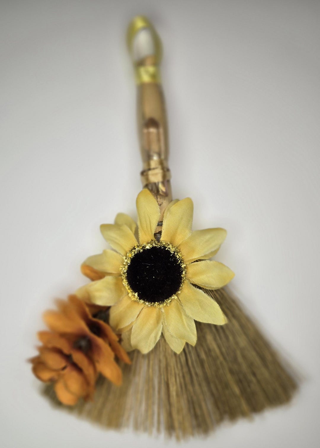 Orange & Yellow Mini Besom Broom - Etsy