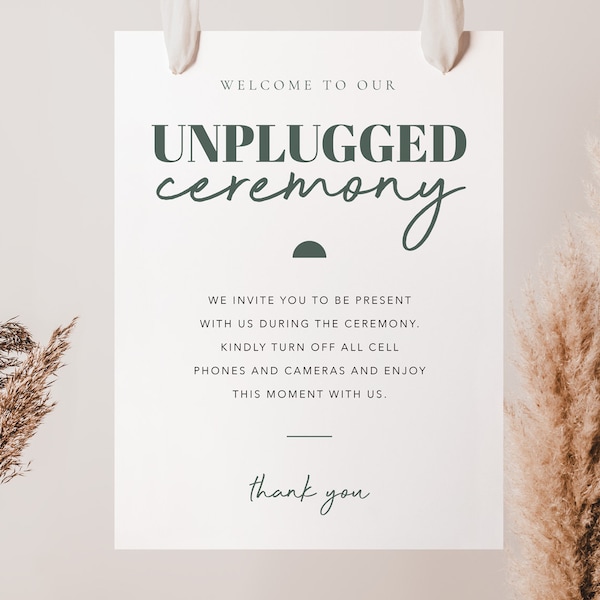 Unplugged Wedding - Etsy