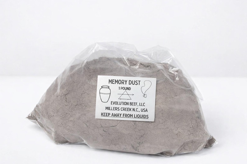 Memory Dust | Fake Cremated Remains | 1 Pound | Human & Pet Ash ...