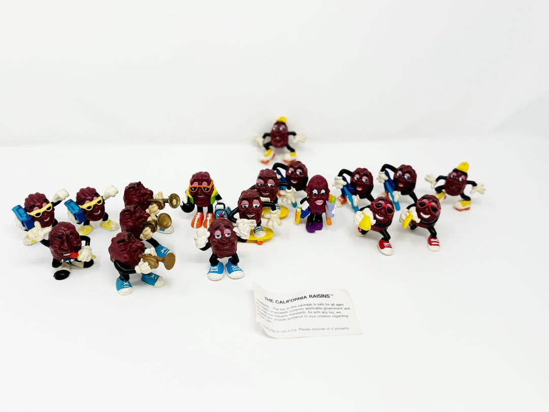 Vintage California Raisins Figurine Collection – 1980s Collectibles ...
