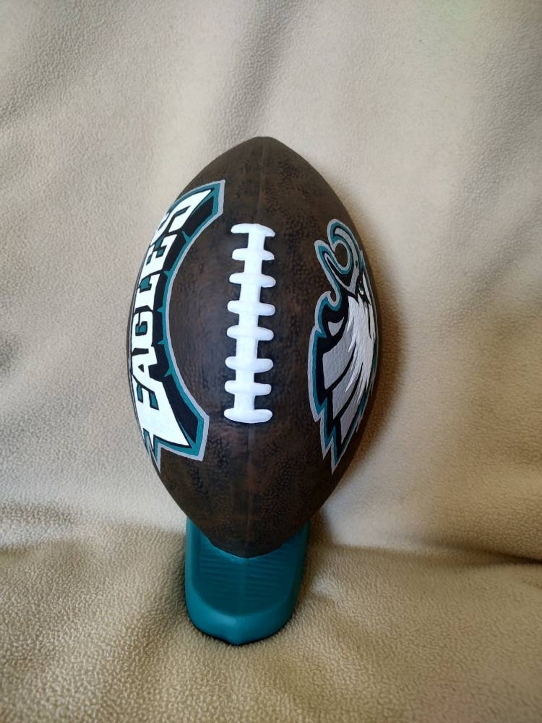 Ceramic Football Eagles NFL, Hand Painted - Etsy