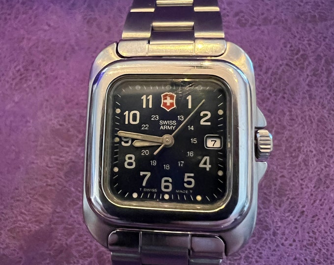 RARE Vintage Mens Victorinox Swiss Army Tank Watch - Mens Gift ...