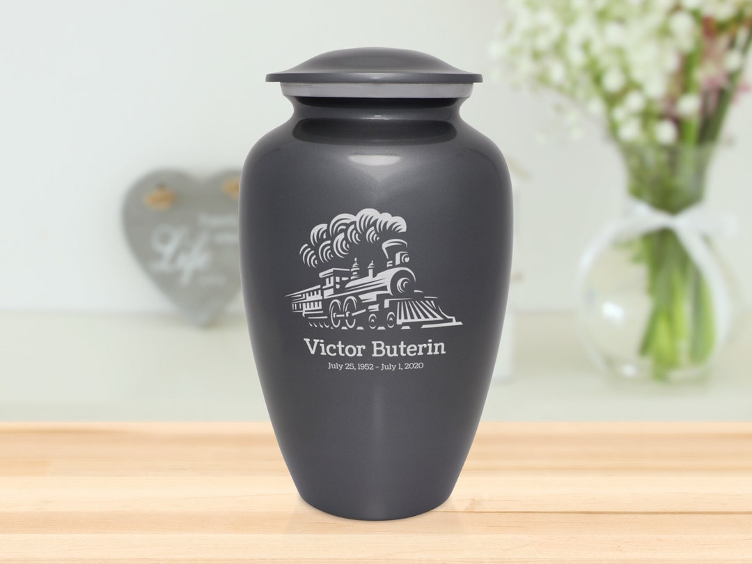 Train Cremation Urn - Engraved - Adult Full Size - Etsy