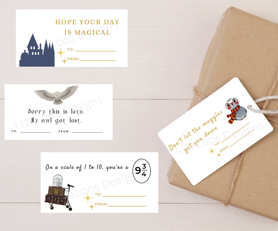 HP Gift Tags Printable/instant Download for All Occasions - Etsy