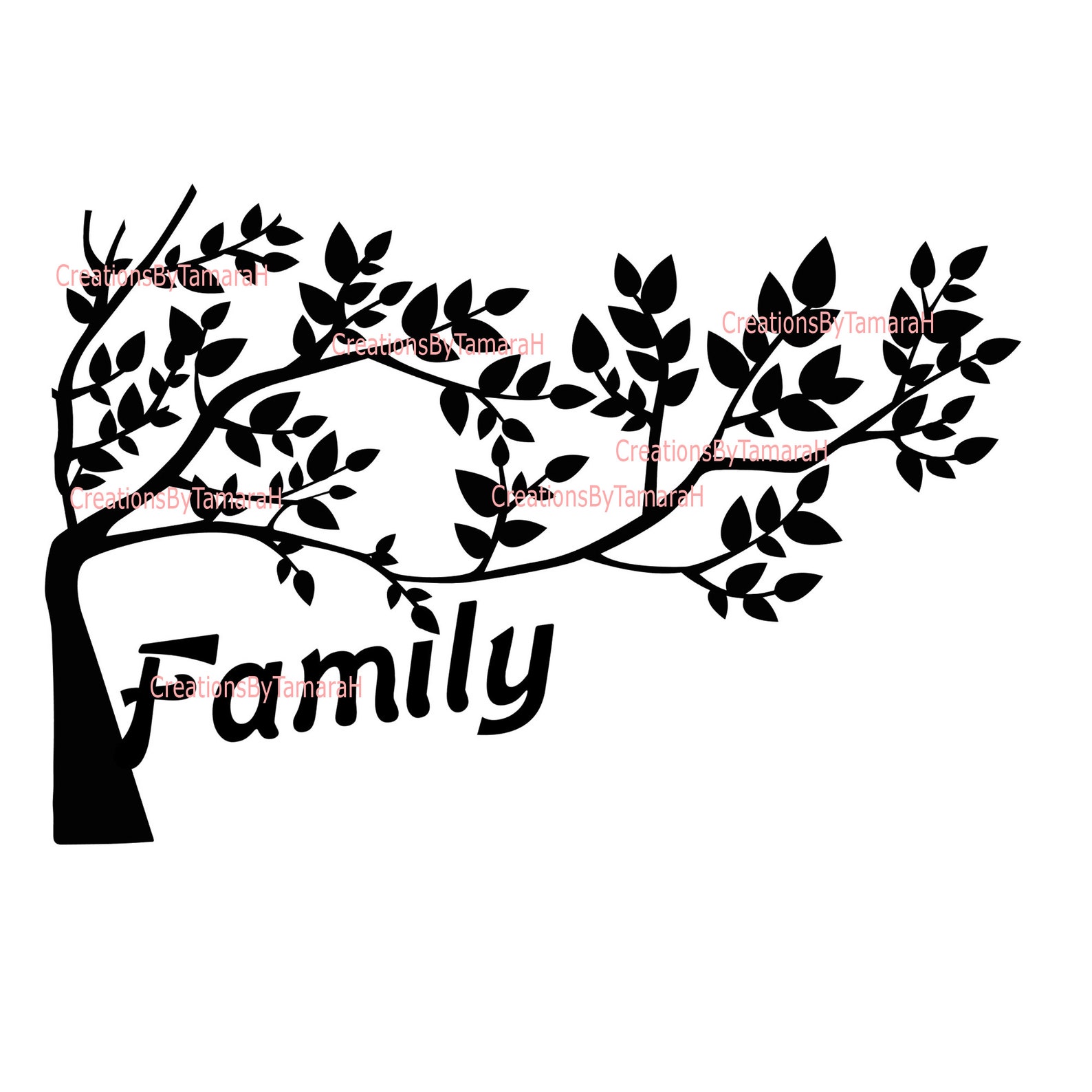 Family Tree, Tree, Family, Leaves, Digital SVG, JPEG & PNG - Etsy