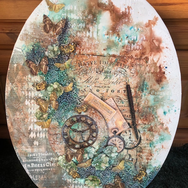 Oval Canvas - Etsy UK