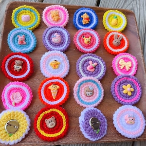 Crochet Pin Accessories, Trendy Crochet Pins, Colorful Crochet Pins ...