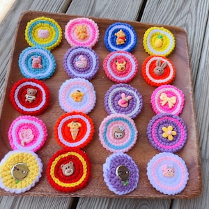 Crochet Pin Accessories, Trendy Crochet Pins, Colorful Crochet Pins ...