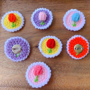 Crochet Pin Accessories, Trendy Crochet Pins, Colorful Crochet Pins ...