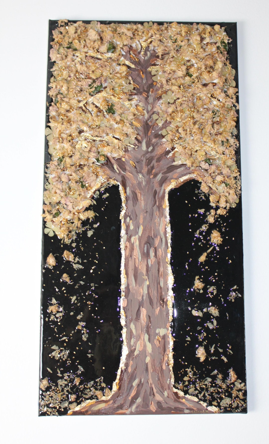 ORIGINAL SIGNED Tree of Life : Japanese Flower Blossom Resin ,flowers ...