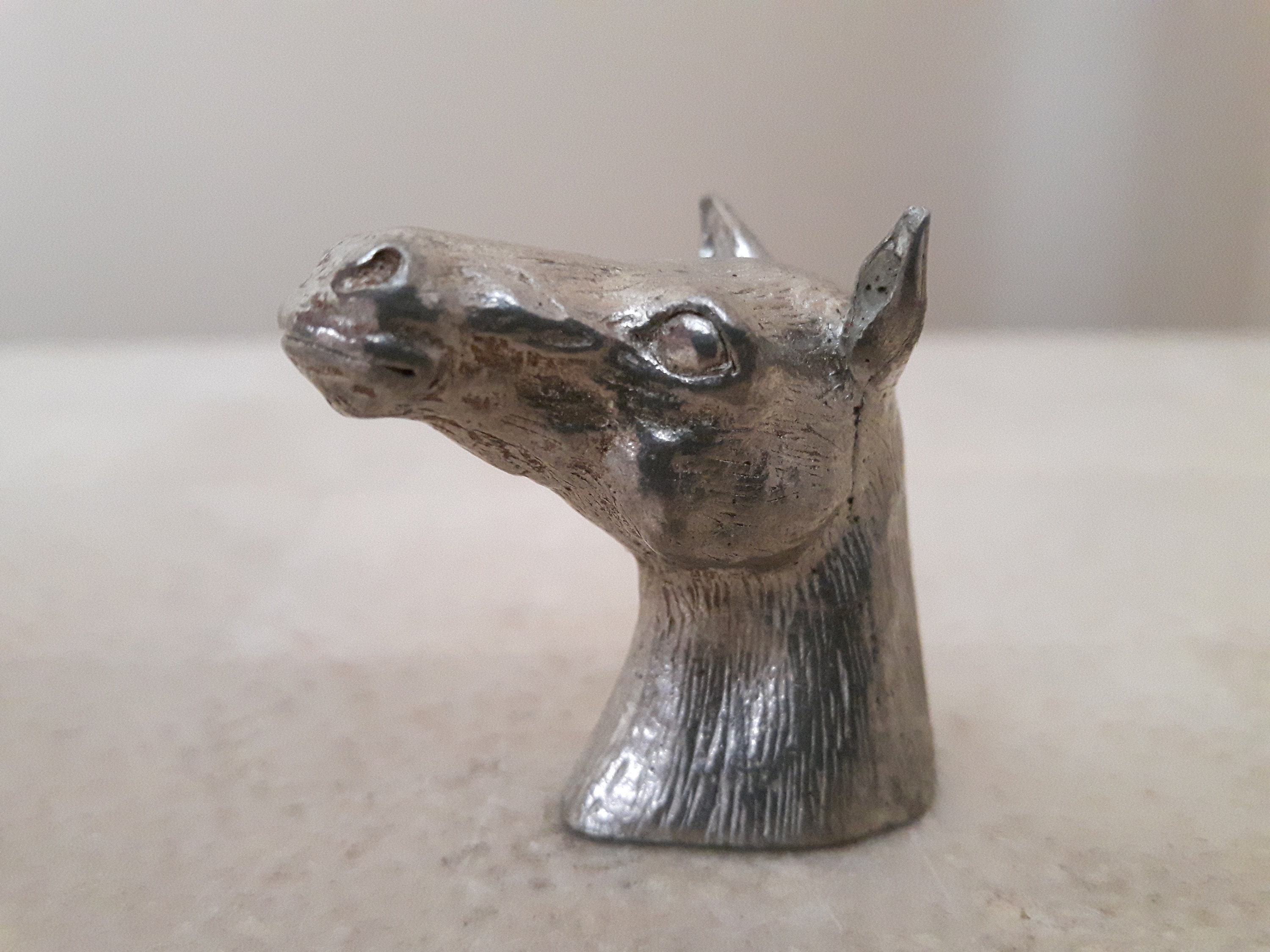 Set of 3 Animal Head Pewter Thimbles Collectible Pewter | Etsy