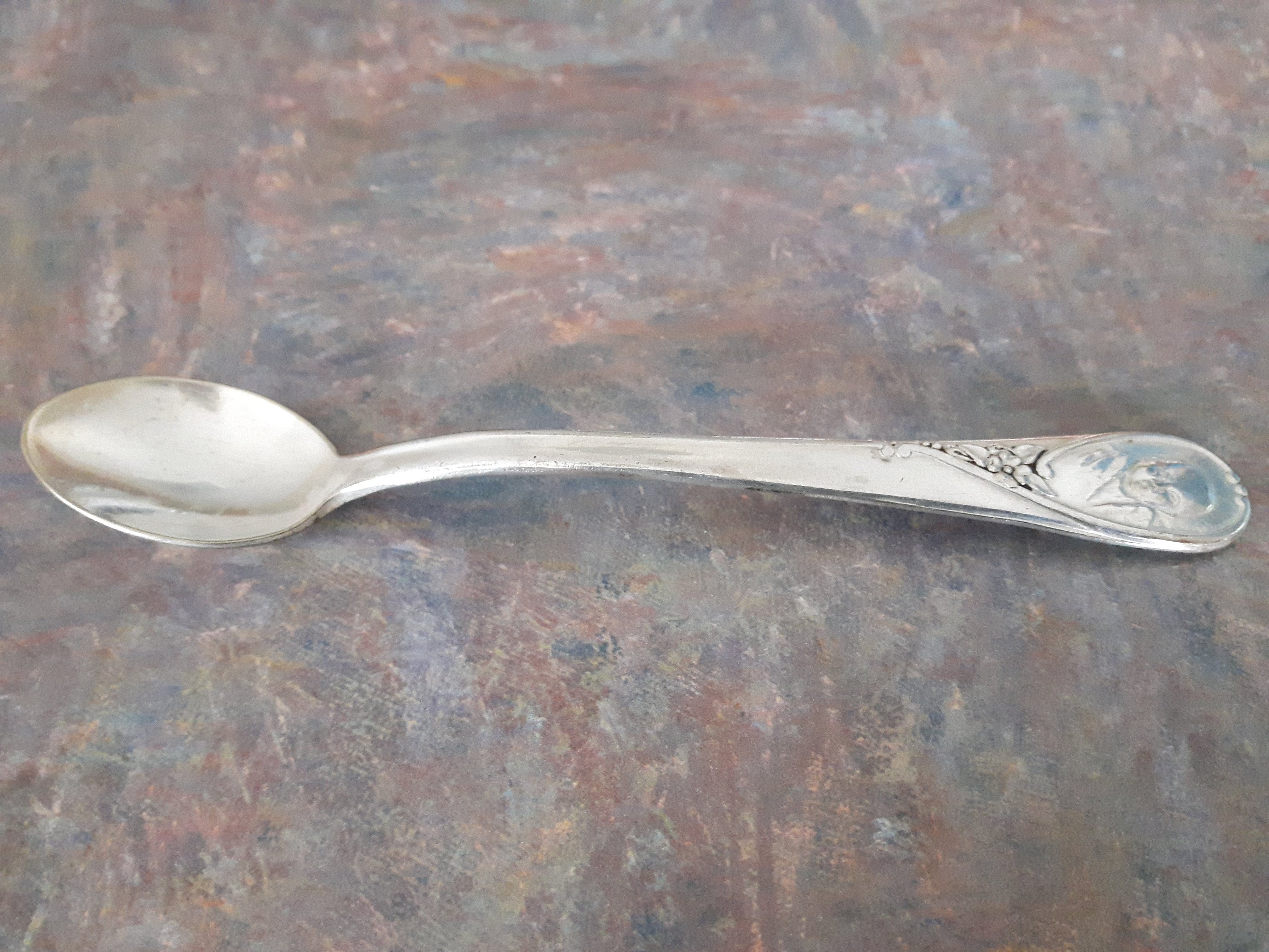 Vintage Gerber Silver Plate Baby Spoon | Etsy