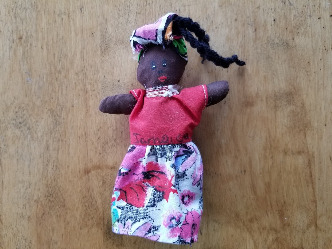 Vintage Jamaica Souvenir Rag Doll, Jamaican Stuffed Doll, Souvenir of ...