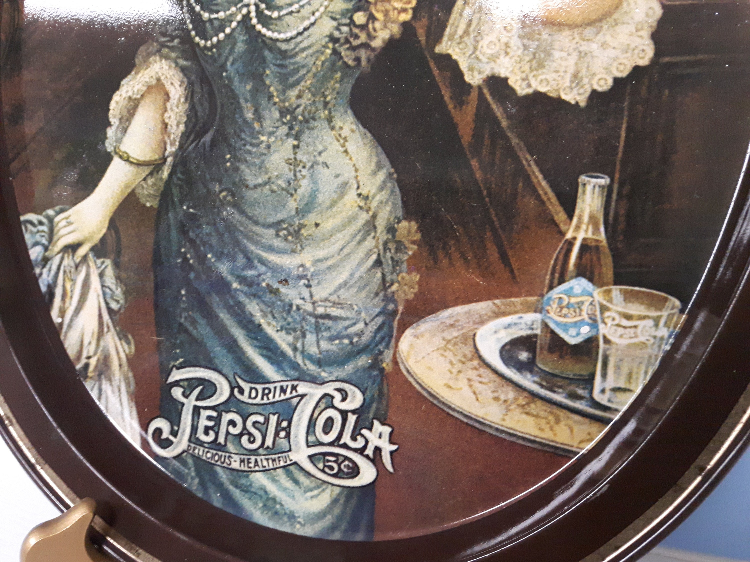 Vintage Pepsi Cola Advertising Tray, Metal Pepsi Cola Tray, 1960s ...