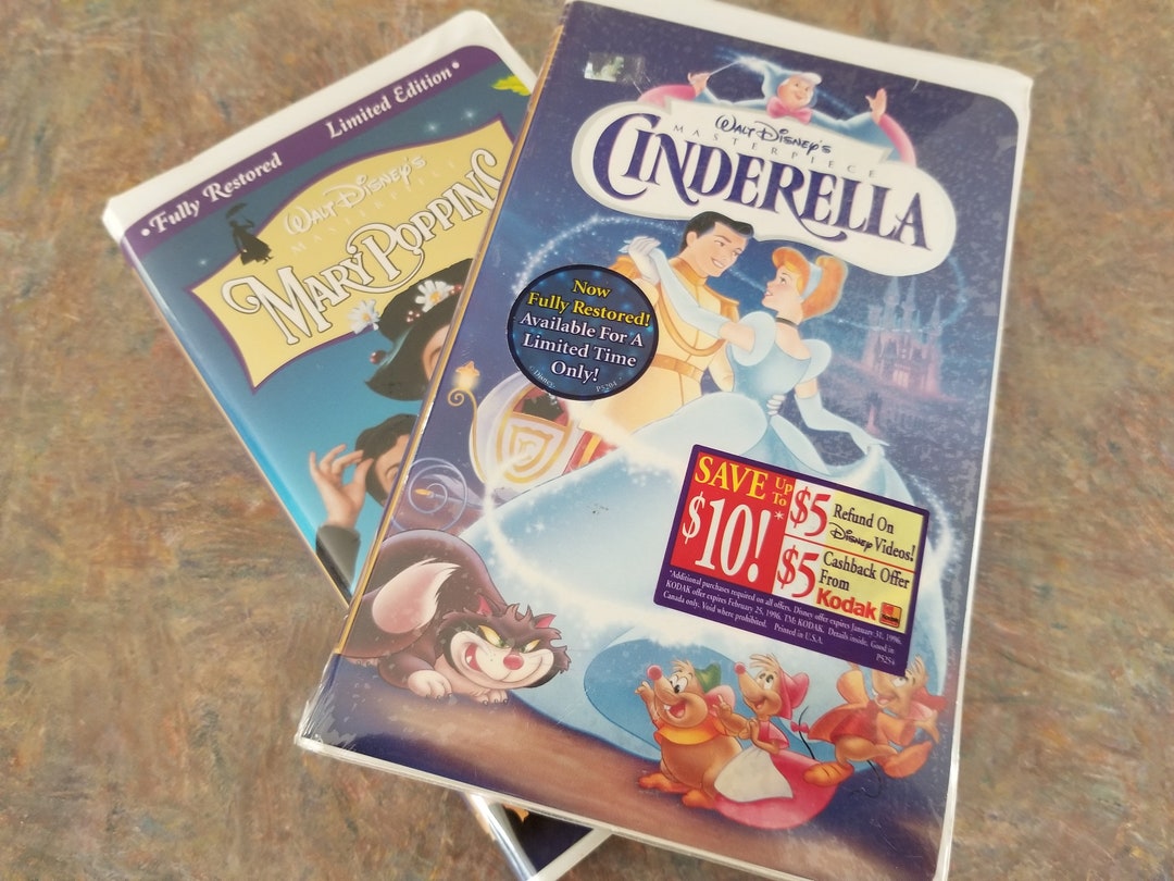 Walt Disney VHS Tapes 1990s, Walt Disney Masterpiece Collection VHS ...