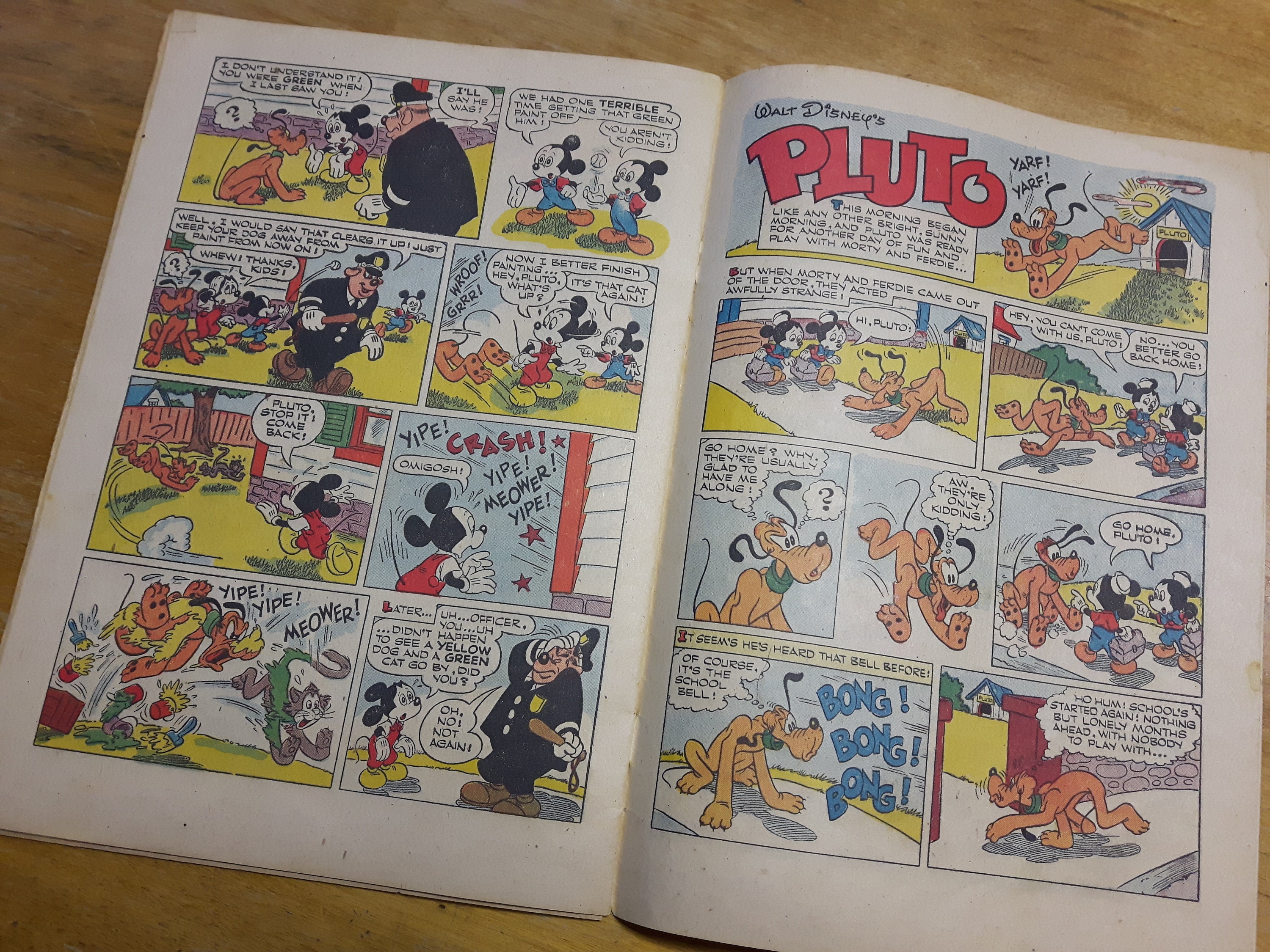 Walt Disney's Mickey Mouse Dell Comic Book Walt Disney - Etsy