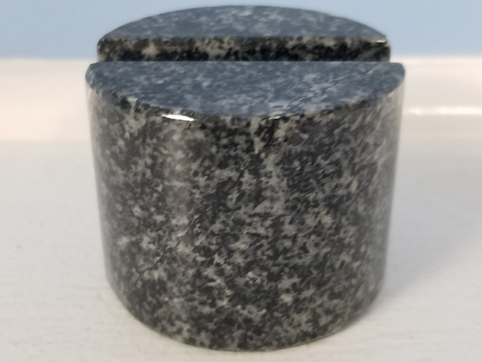 Hand Made Polished Stone Business Card Holder, Stone Cell Phone Holder ...
