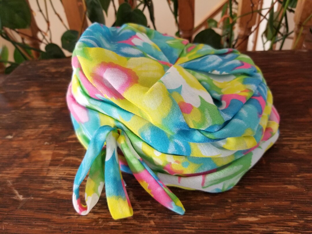 Vintage Helen Joyce Original Cloth Hat, Bright Coloured Women's Hat ...