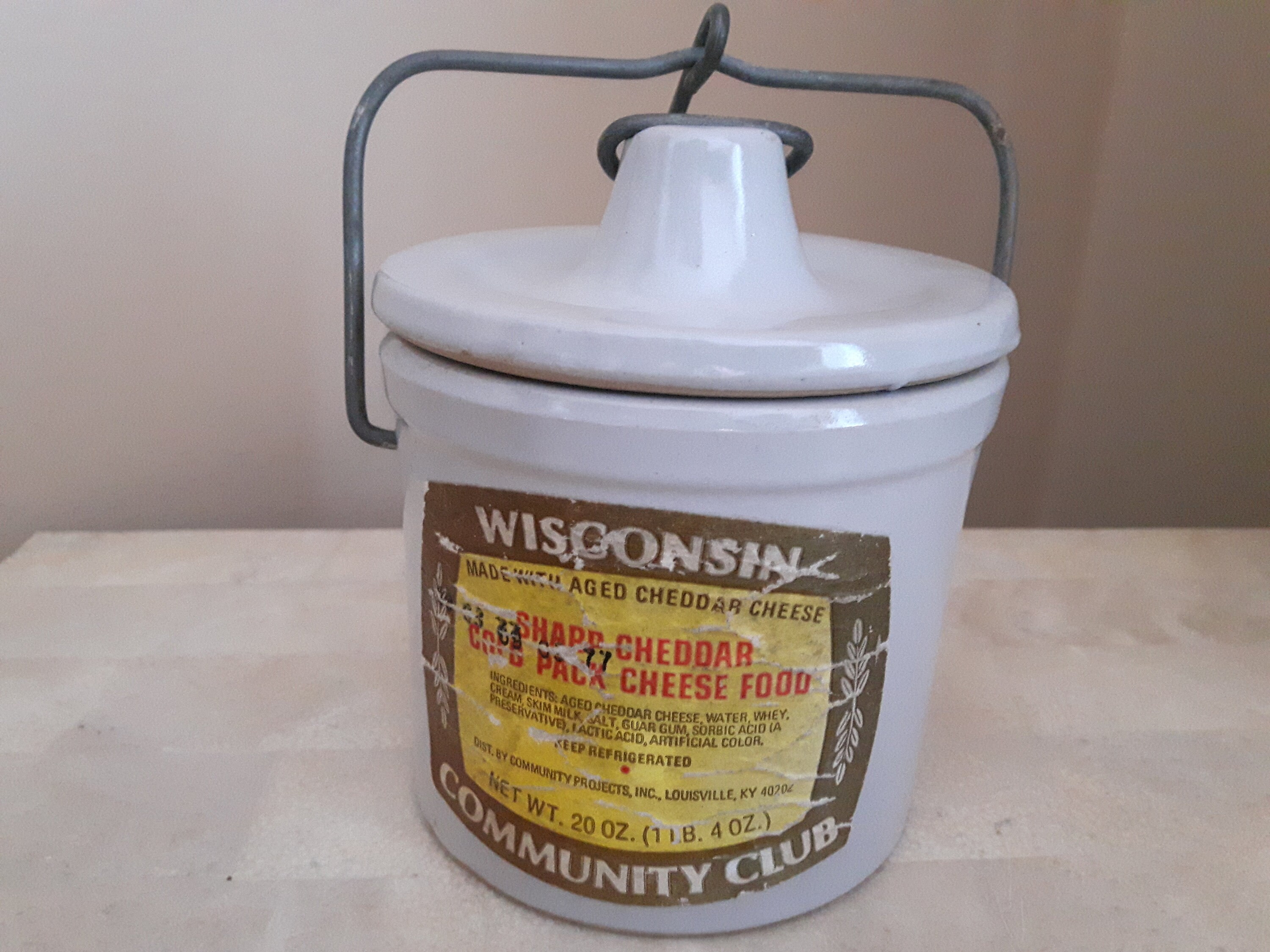 Wisconsin Cheddar Cheese Pettery Jar, Vintage Crockery - Etsy