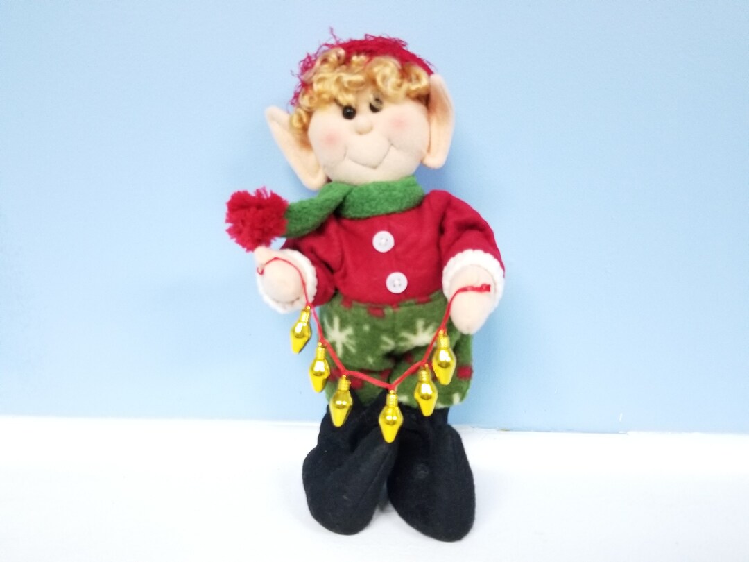 Vintage Standing Christmas Elf, Vintage Felt Christmas Elf - Etsy