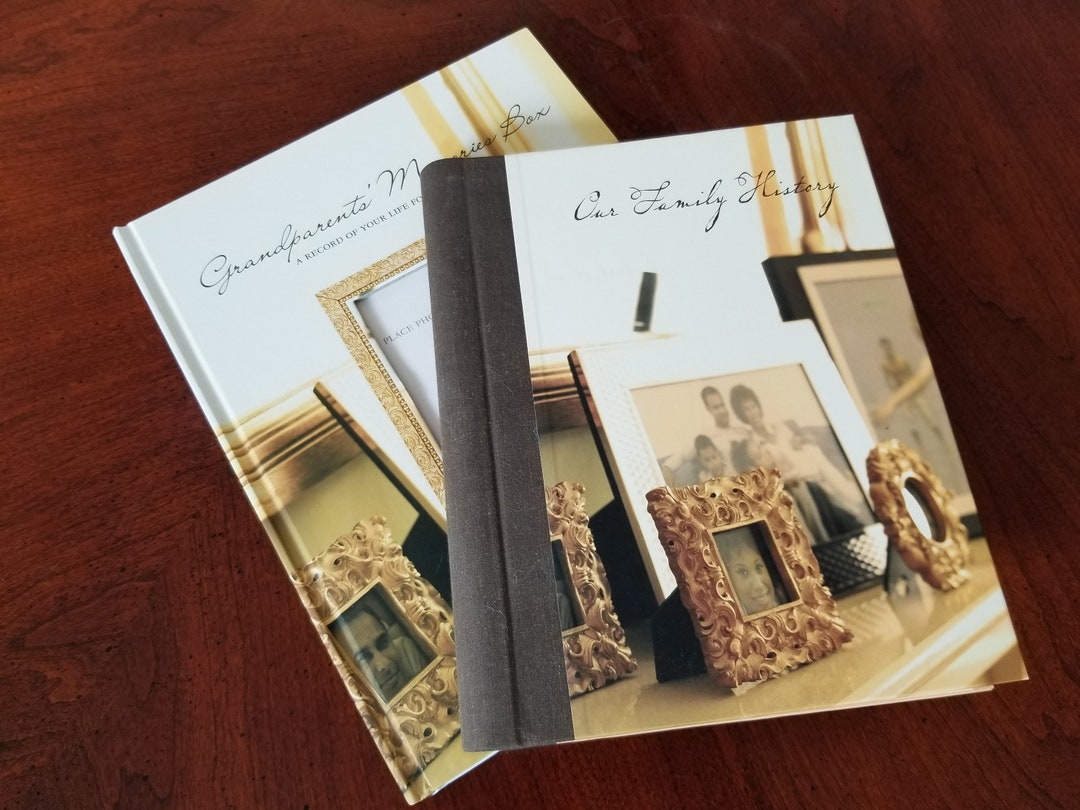 Our Family History Keepsake Book, Grandparent's Memories Box, Keepsake ...