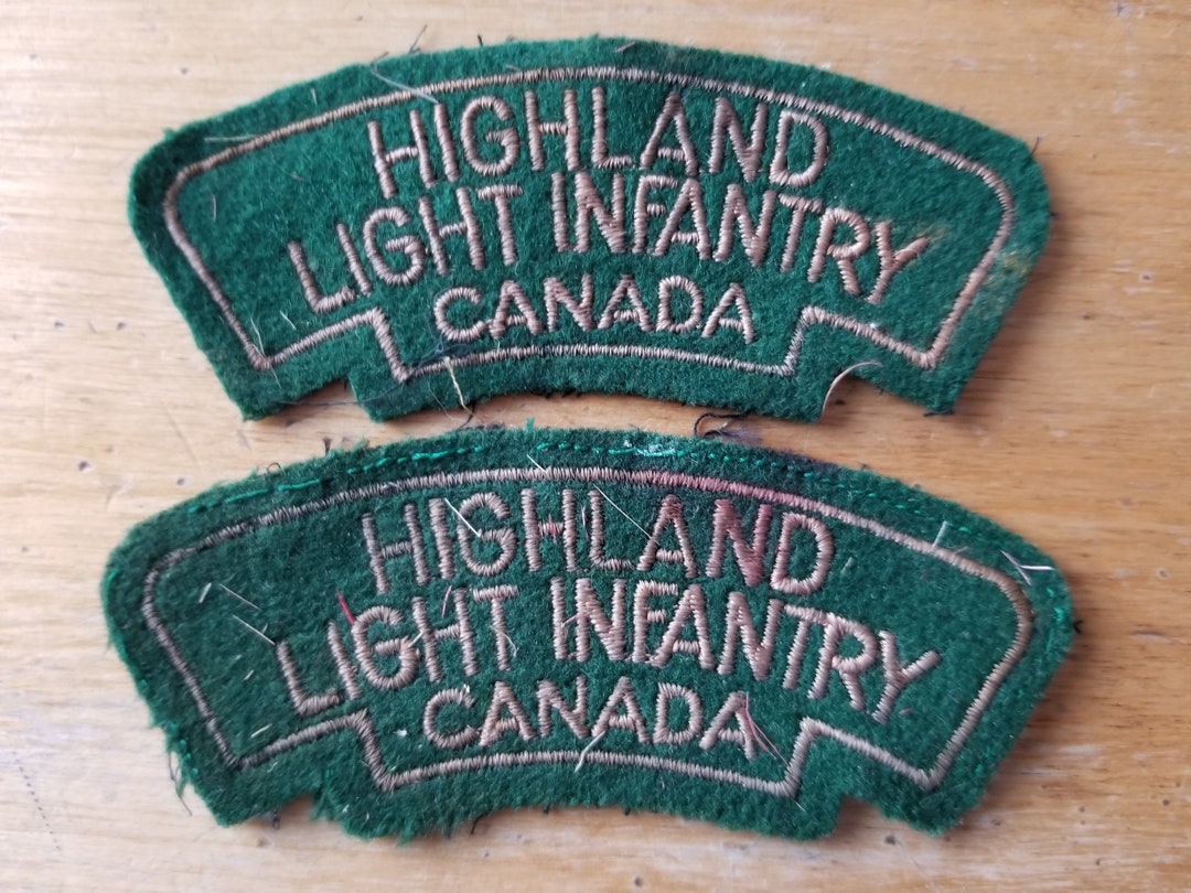 Highland Light Infantry Cloth Shoulder Title HLI of Canada - Etsy