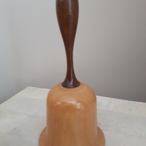 Vintage Hand Turned Wood Bell, Hand Made Bell - Etsy
