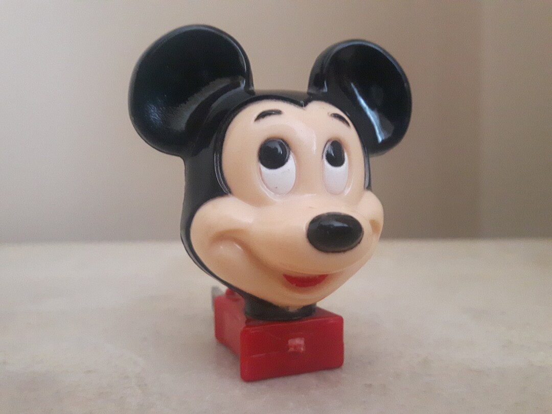 Vintage Mickey Mouse Head Night Light, Walt Disney Productions Mickey ...