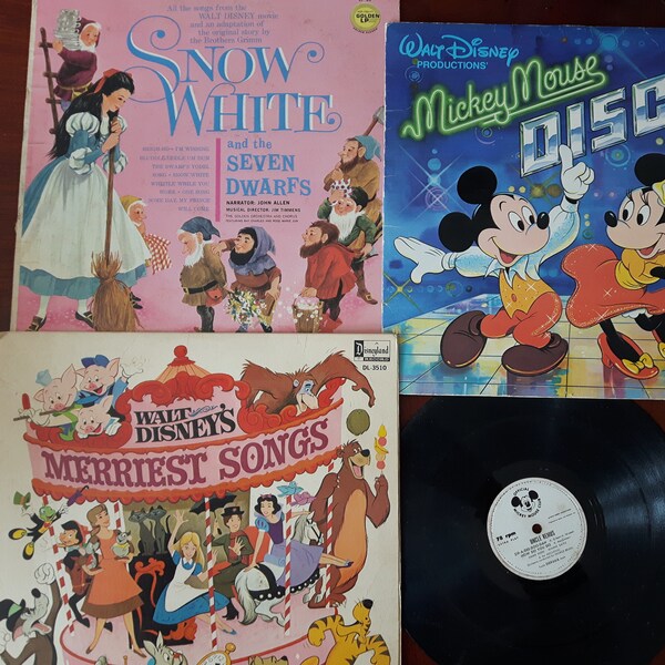Mickey Mouse Record - Etsy