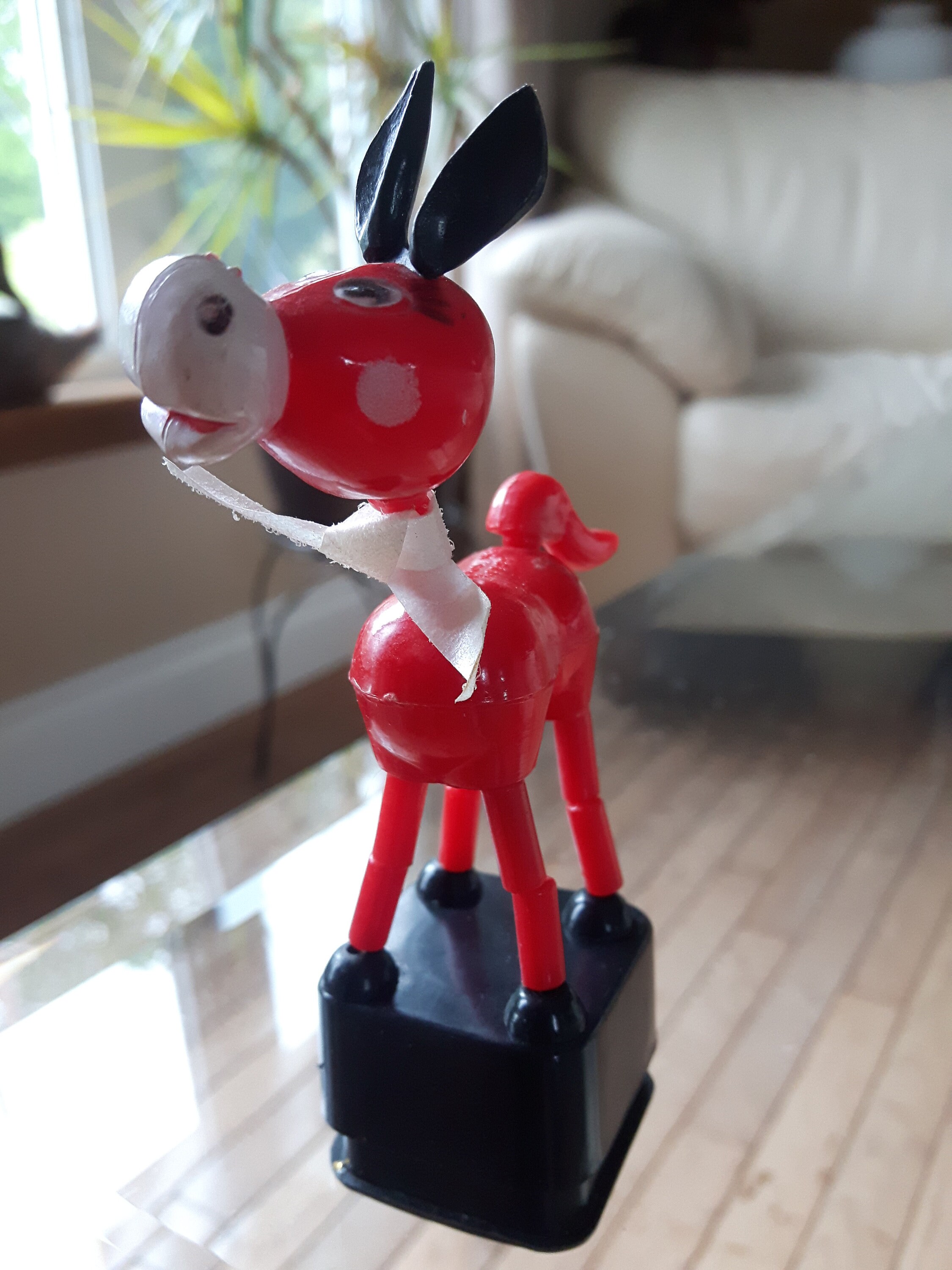 Vintage Push Button Puppet Toys Santa Claus Push Button Toy - Etsy