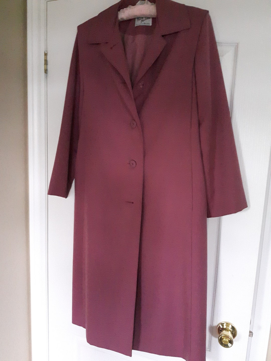 Misty Harbour by Niccolini Dusty Rose Women's Spring Coat, Vintage ...