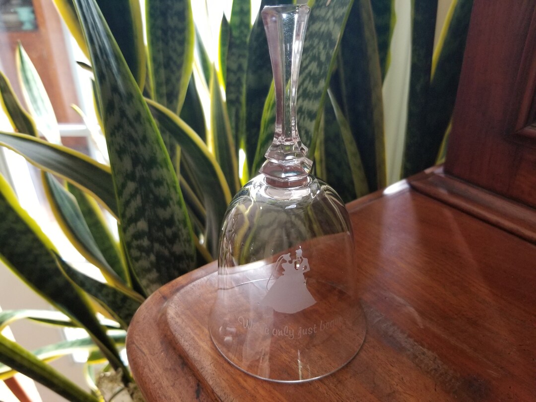 Vintage Crystal Wedding Bell, Bride and Groom Bell, We've Only Just ...