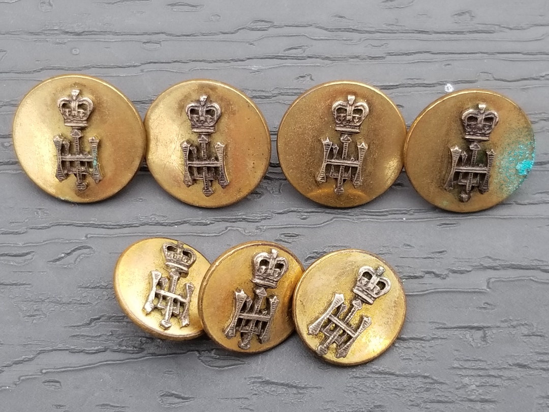 HLI Shank Buttons Gaunt London, Highland Light Infantry Military ...